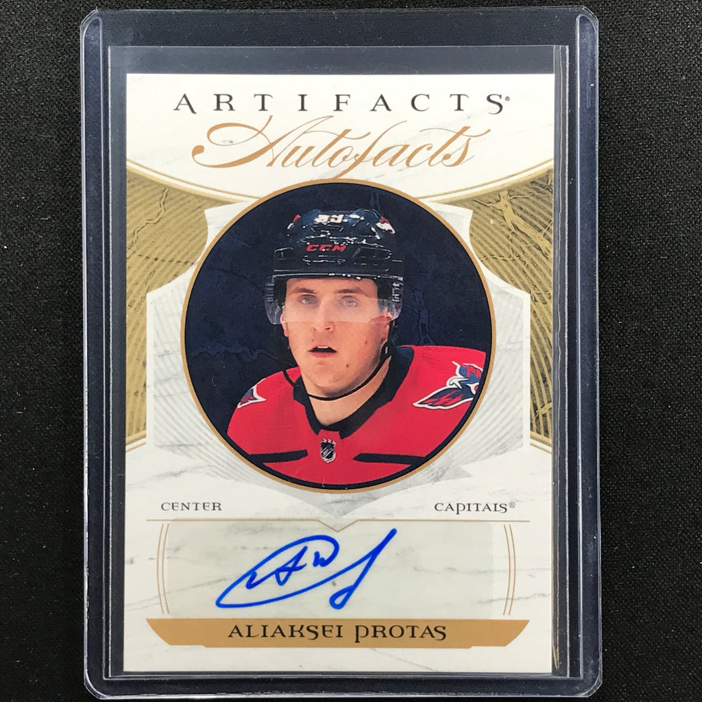 2022-23 Artifacts NHL ALIAKSEI PROTAS Auto Facts Auto #AP – Cherry ...