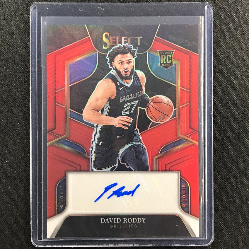 2022-23 Select David Roddy Rookie Signatures Auto Red 71/99 – Cherry ...