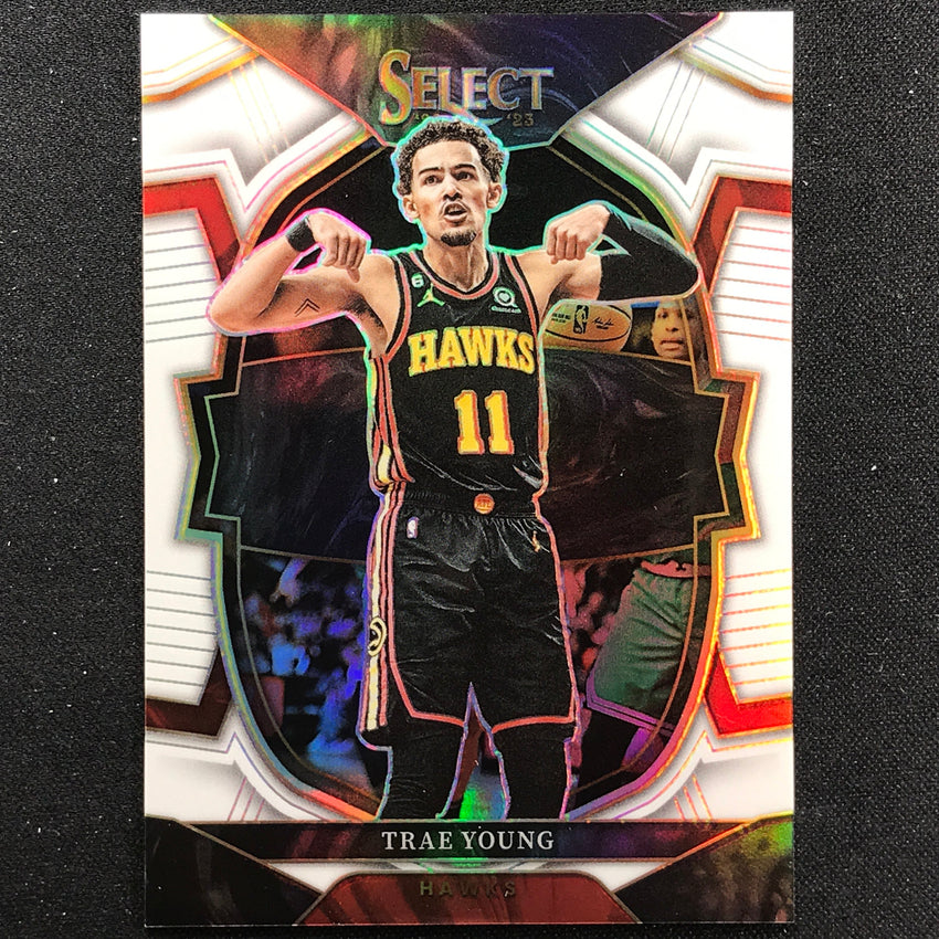 2022-23 Select TRAE YOUNG Concourse White /149 #66 – Cherry Collectables
