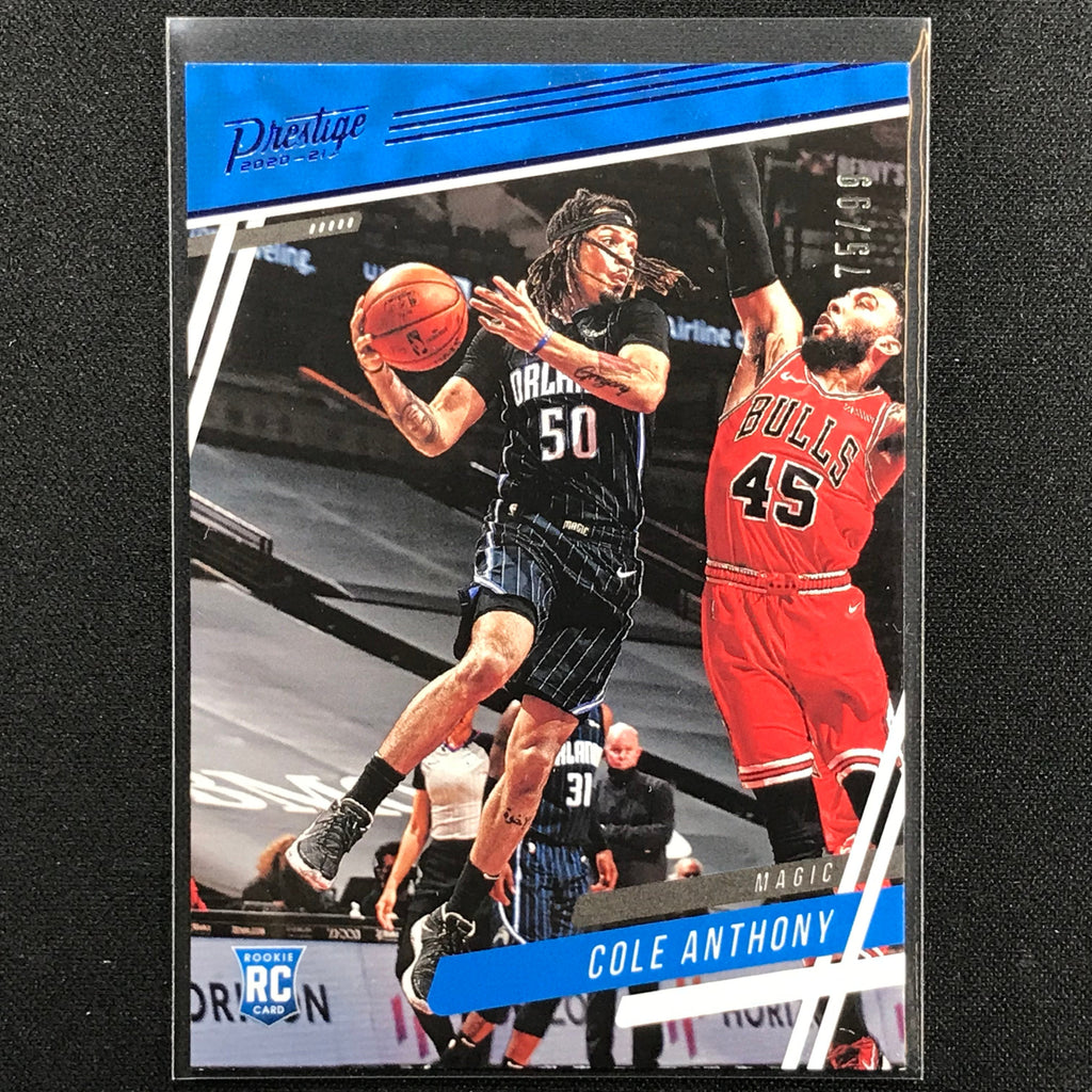 2020-21 Chronicles Cole Anthony Prestige Rookie Blue 75/99 – Cherry ...