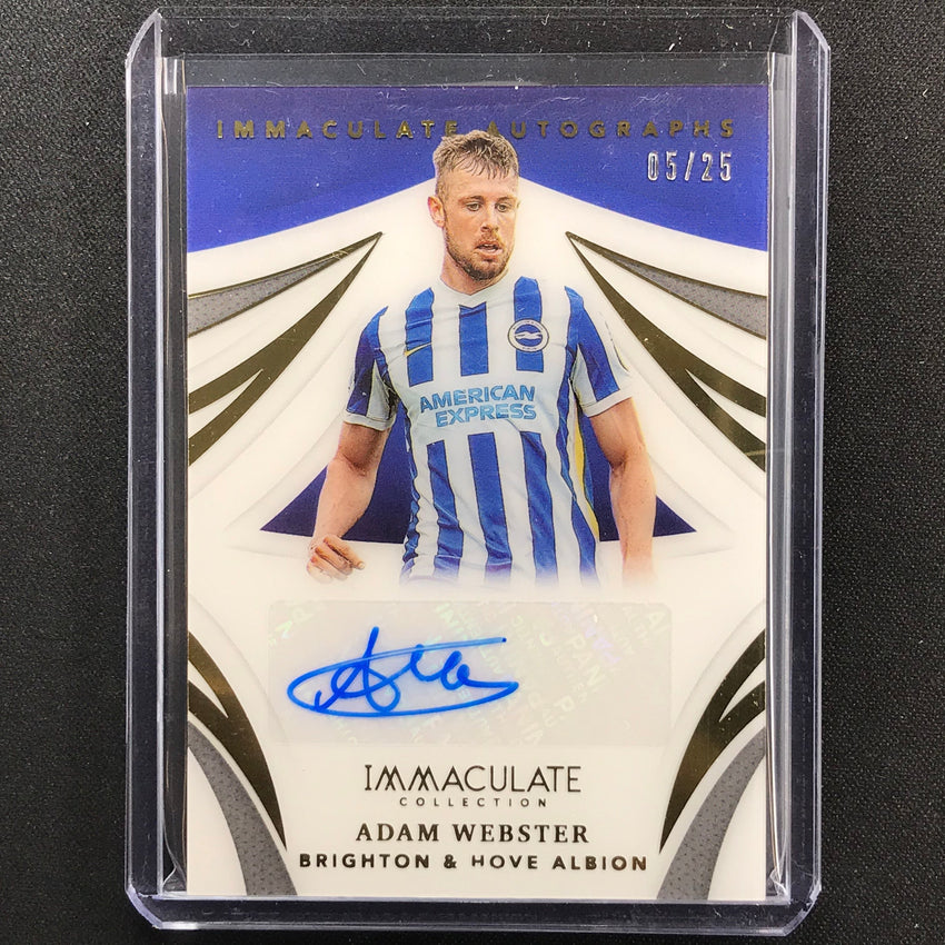 2021 Immaculate Adam Webster Immaculate Autographs Gold 5/25 – Cherry ...