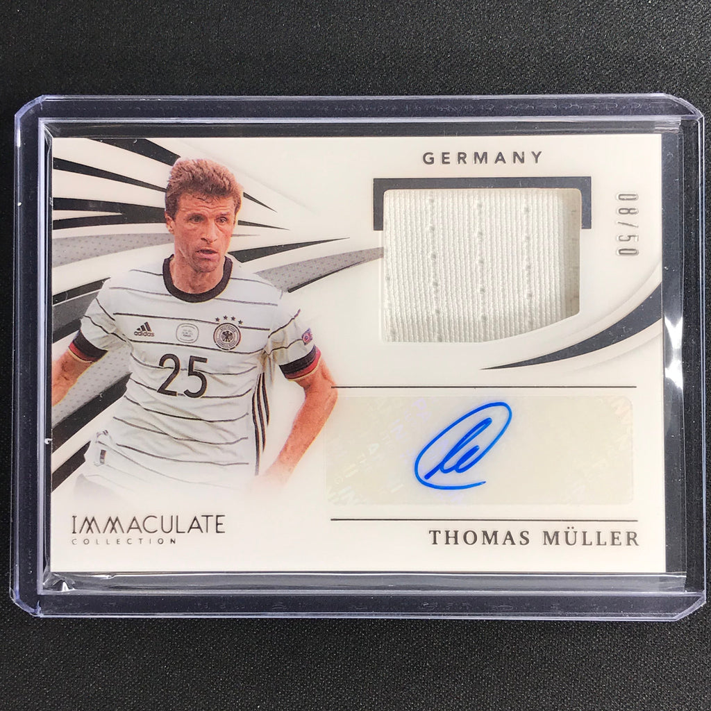 2021 Immaculate Thomas Muller Memorabilia Autographs Jersey Auto 8/50 ...
