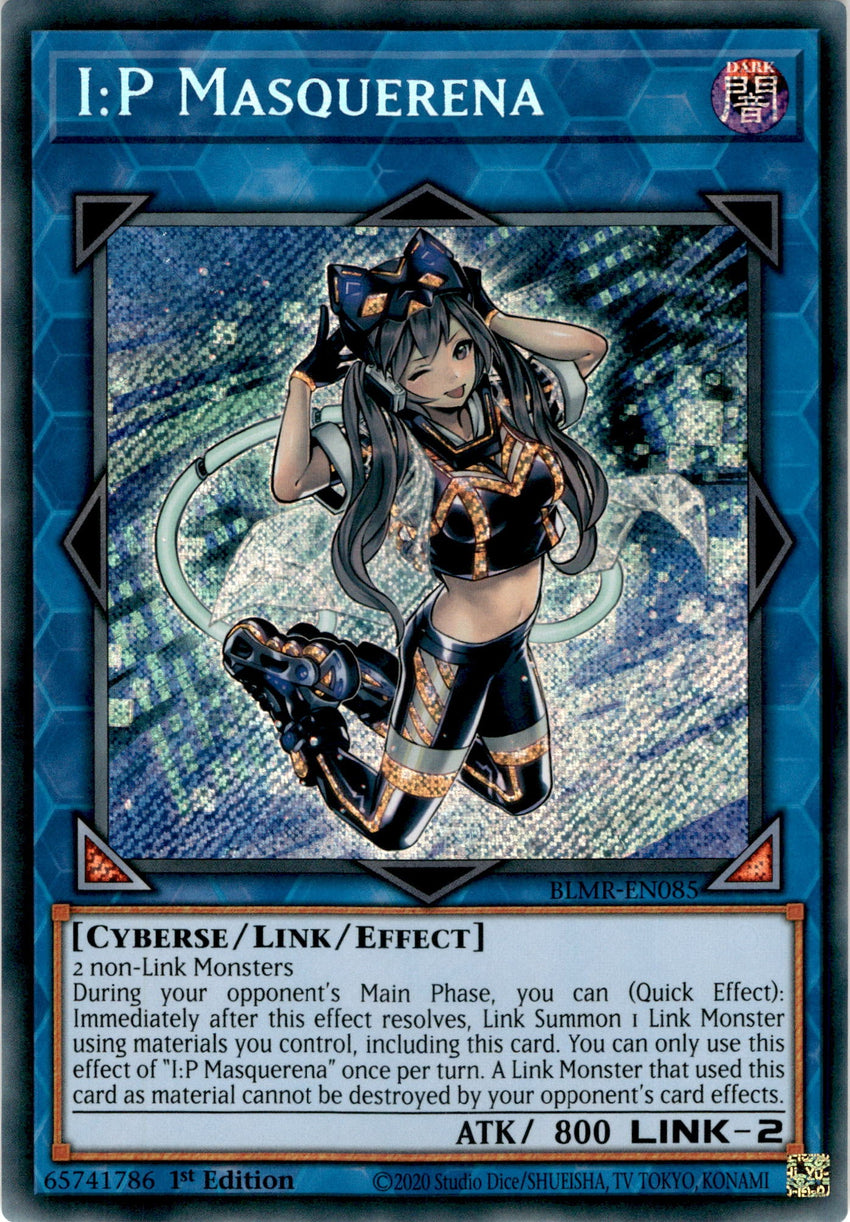 Ip Masquerena - Blmr-en085 - Secret Rare 1st Edition – Cherry Collectables