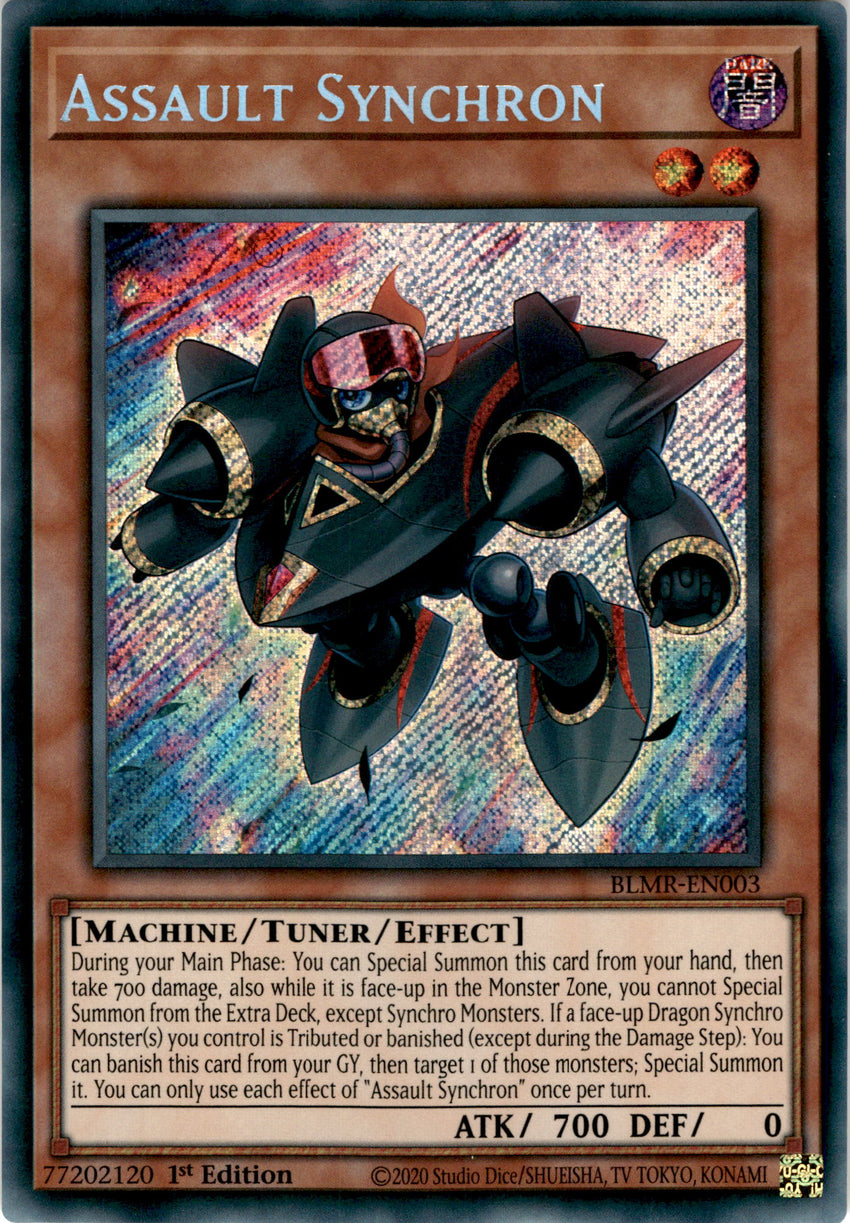 Assault Synchron - Blmr-en003 - Secret Rare 1st Edition – Cherry ...