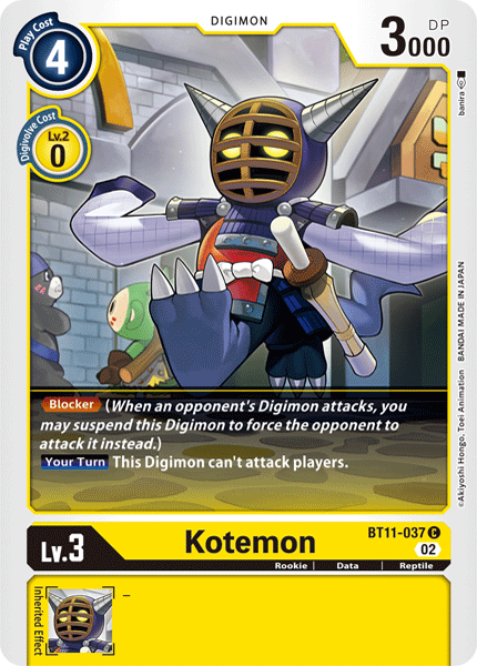 Playset 4 4x Kotemon Bt11-037 - Common Bt11 Dimensional Phase – Cherry ...