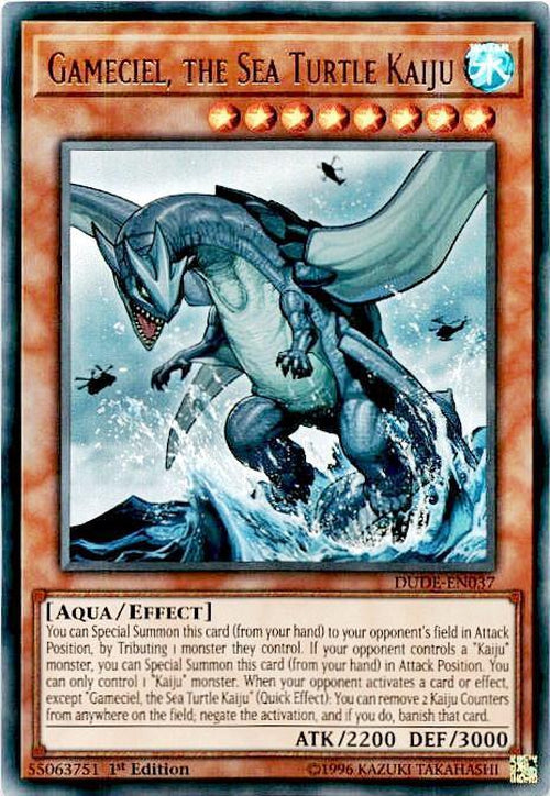 Gameciel The Sea Turtle Kaiju - Dude-en037 - Ultra Rare Us Print ...