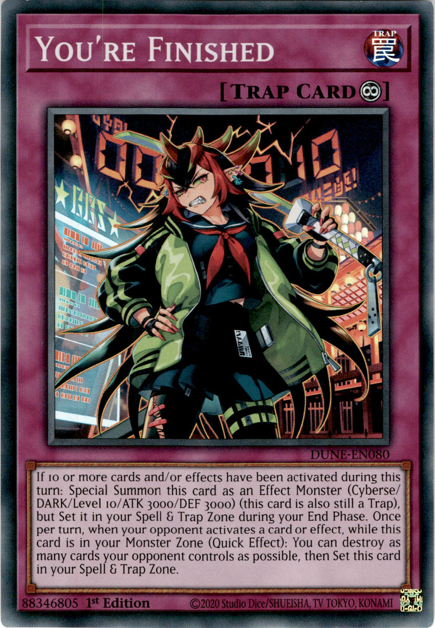 Youre Finished - Dune-en080 - Super Rare 1st Edition – Cherry Collectables