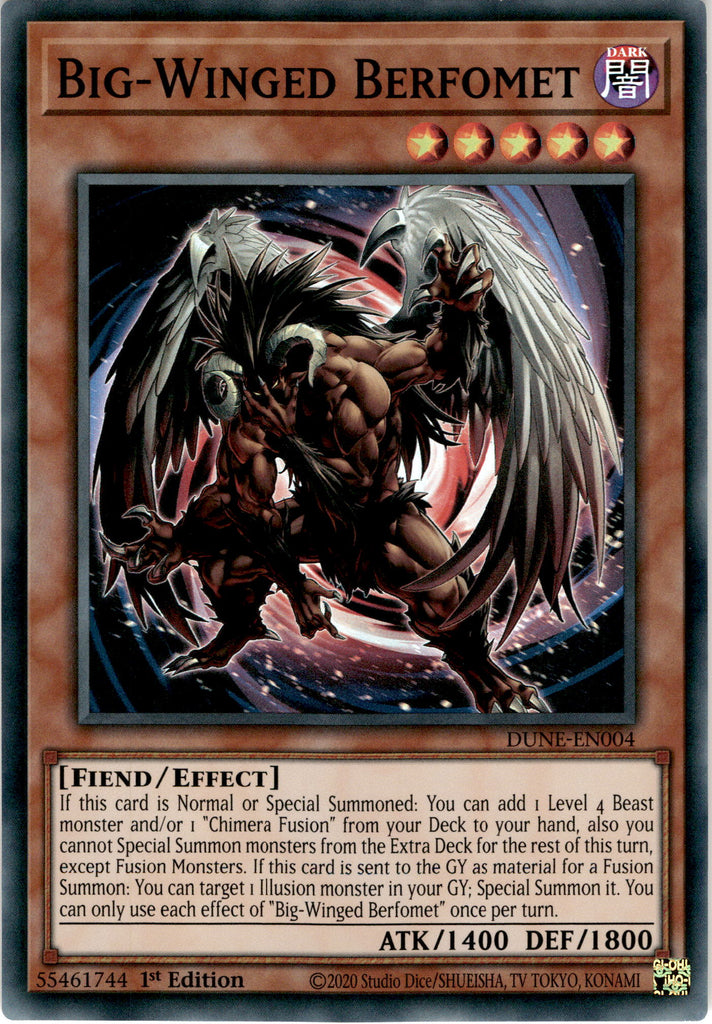 Big-winged Berfomet - Dune-en004 - Super Rare 1st Edition – Cherry ...