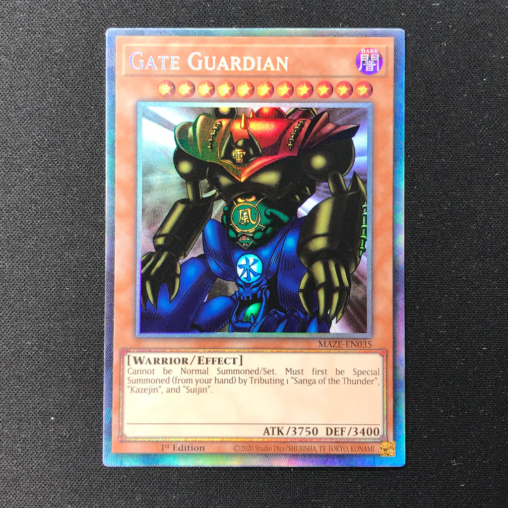 Collectors Rare Gate Guardian - Maze-en035 - 1st Edition – Cherry ...