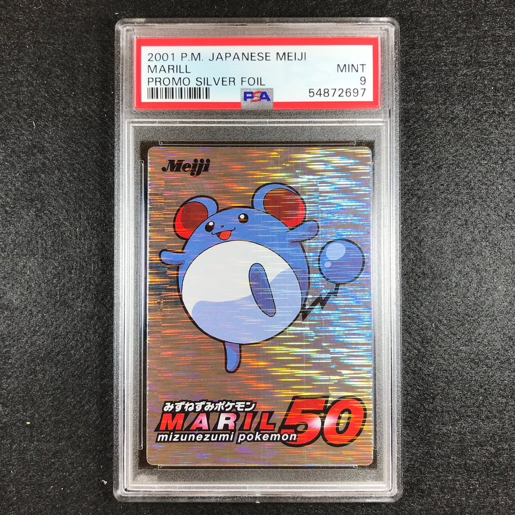 Japanese Psa 9 Marill - Meiji Silver Foil Promo 697 – Cherry Collectables
