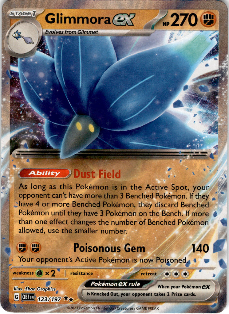 Glimmora EX - 123/197 - Ultra Rare Obsidian Flames – Cherry Collectables