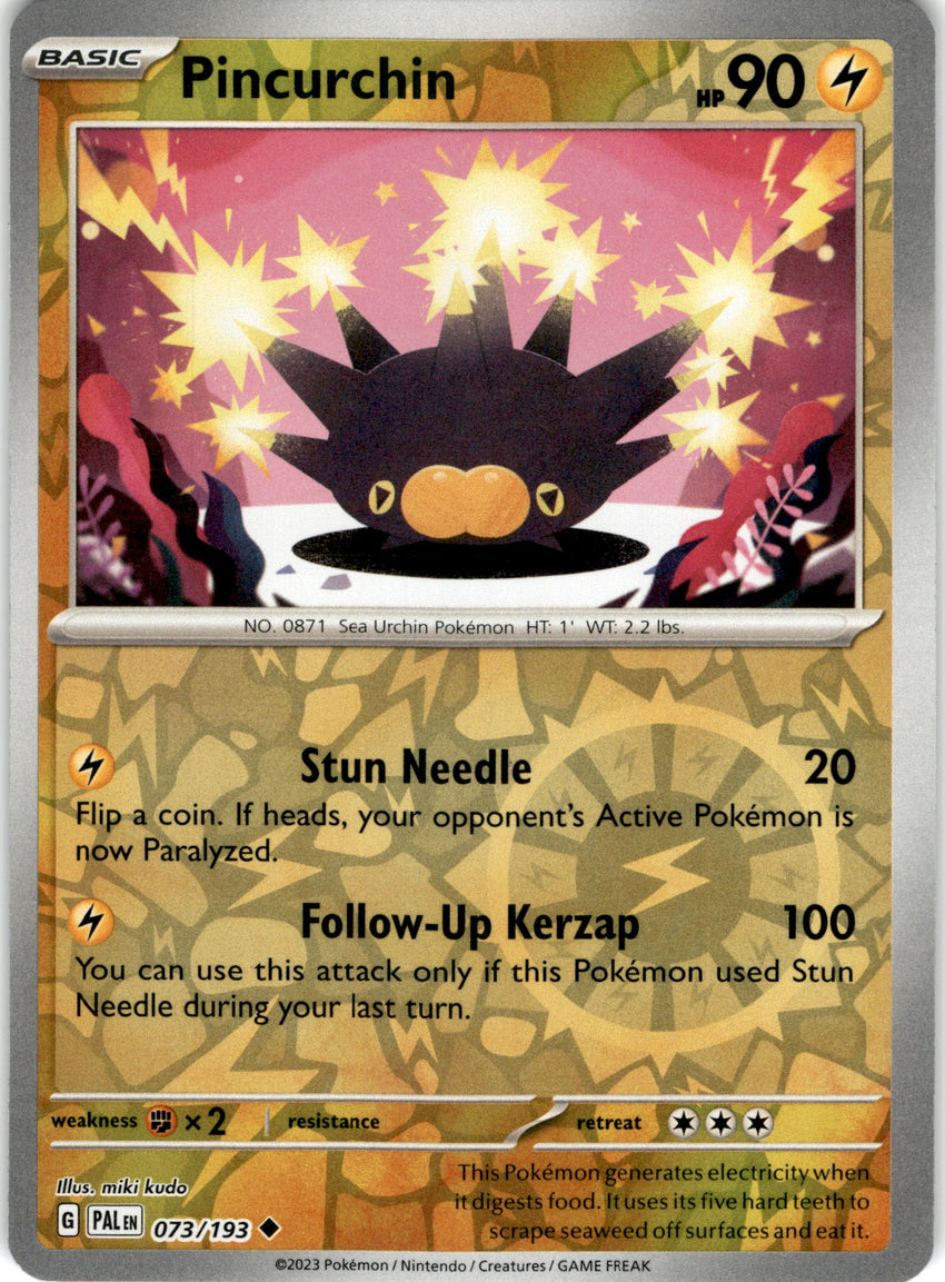 Pincurchin - 073/193 - Reverse Holo Paldea Evolved – Cherry Collectables