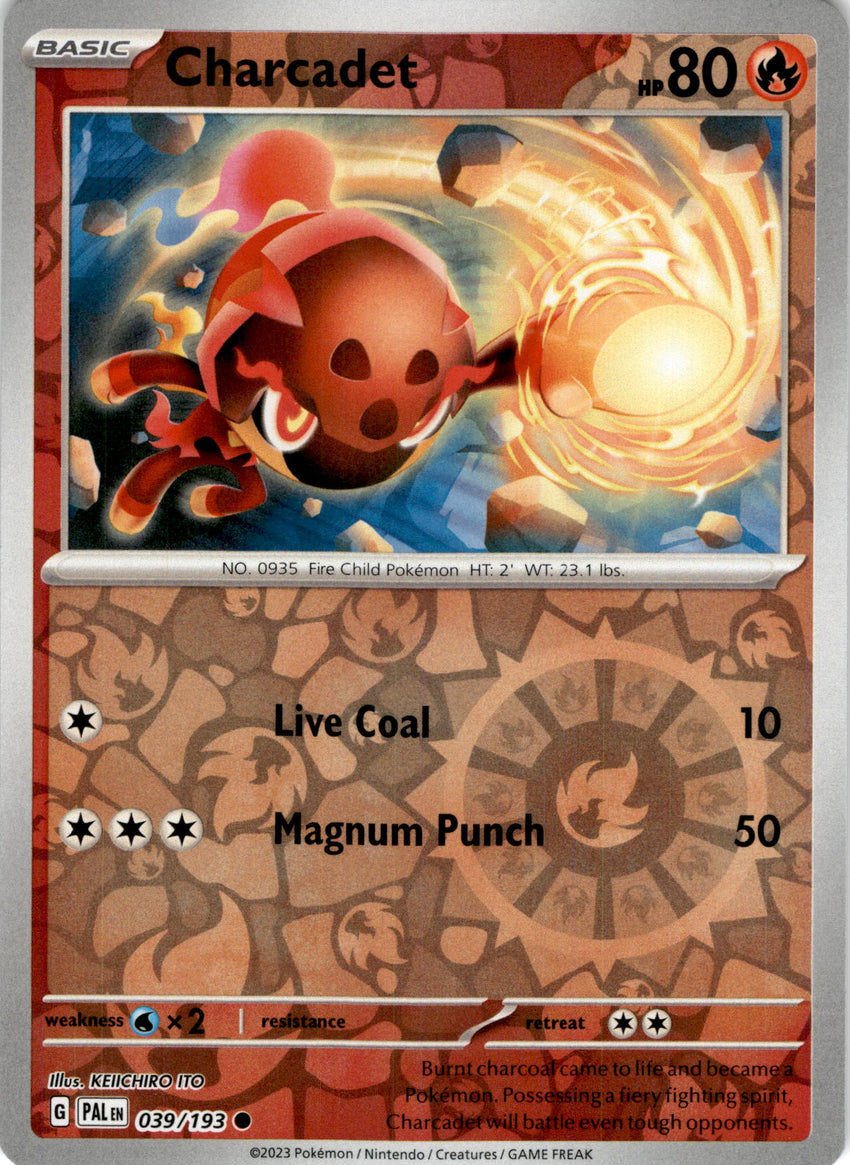 Charcadet - 039/193 - Reverse Holo Paldea Evolved – Cherry Collectables