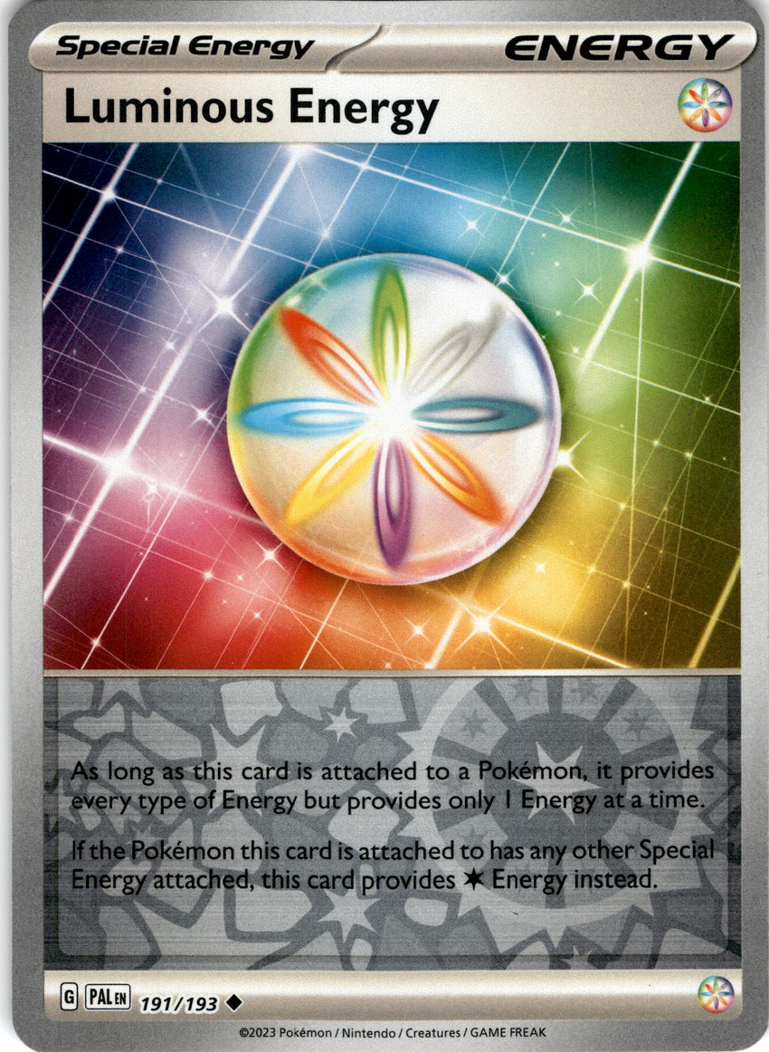 Luminous Energy - 191/193 - Reverse Holo Paldea Evolved – Cherry Collectables