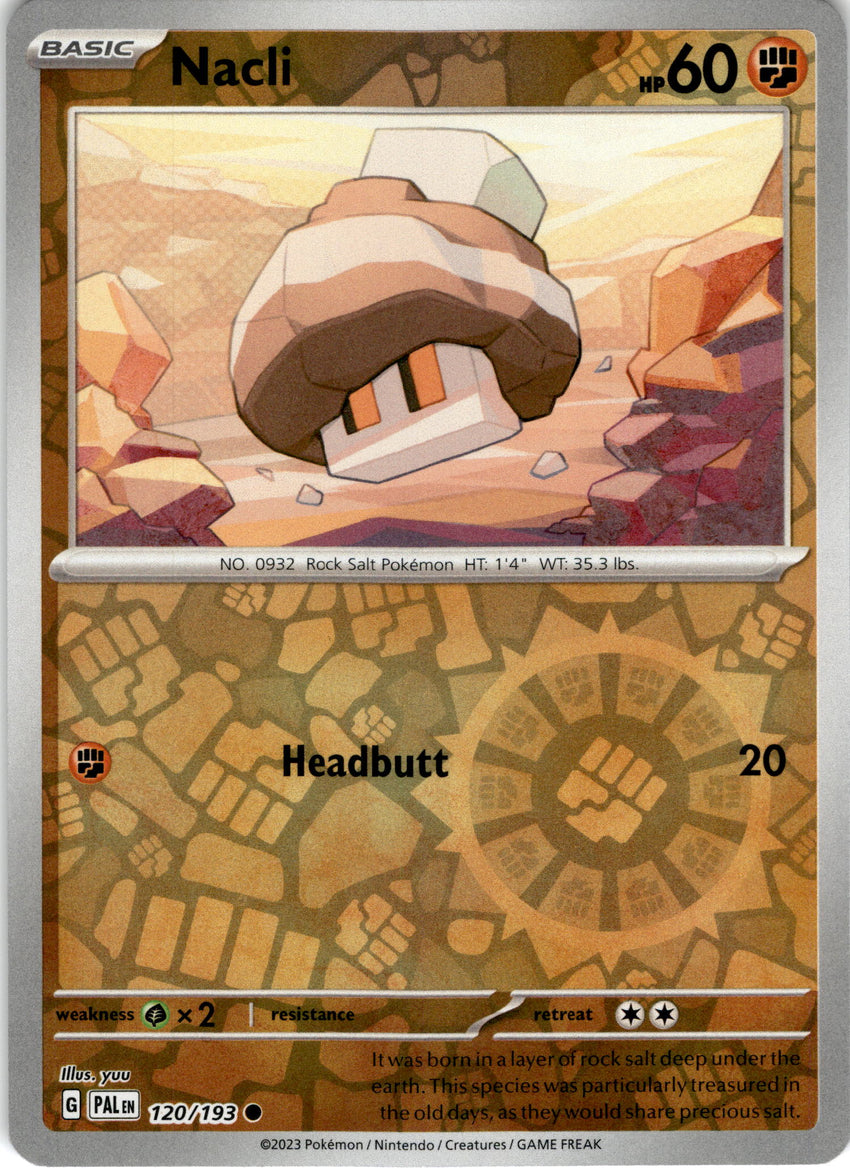 Nacli - 120/193 - Reverse Holo Paldea Evolved – Cherry Collectables