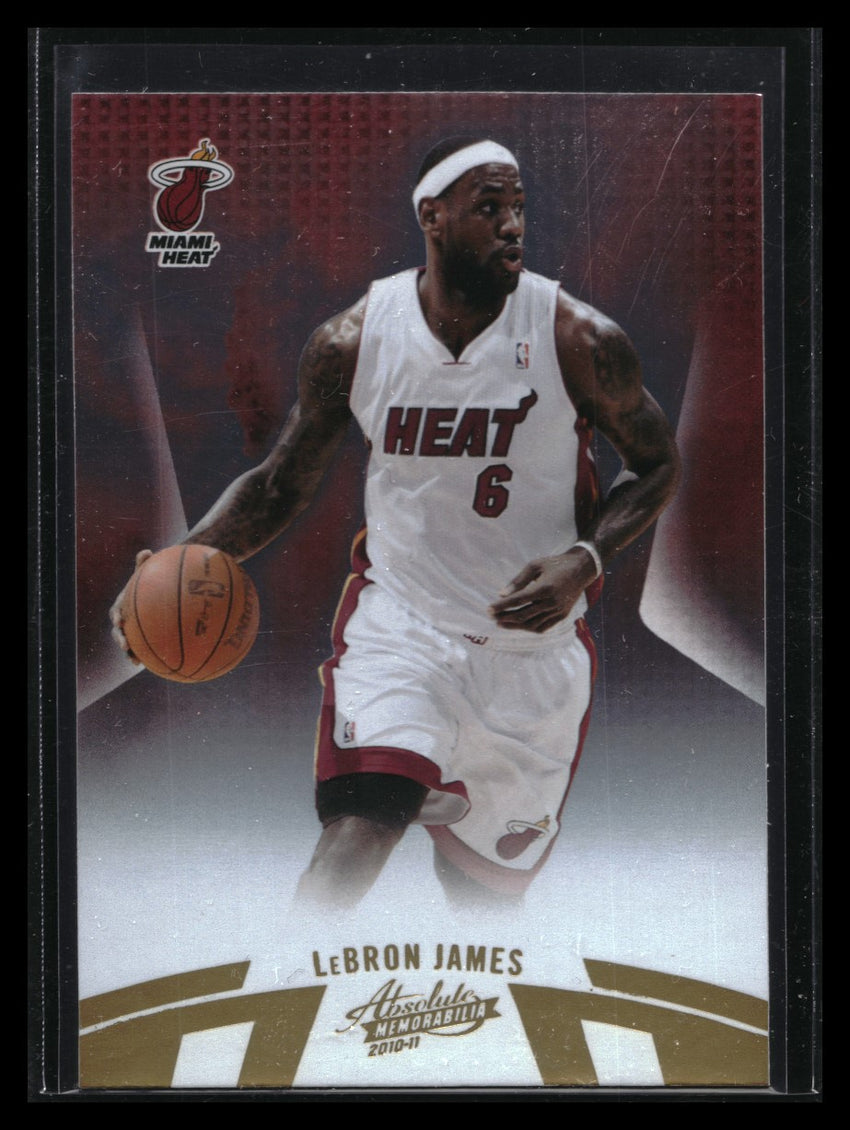 2010-11 Absolute Memorabilia Lebron James Base No 14 – Cherry Collectables
