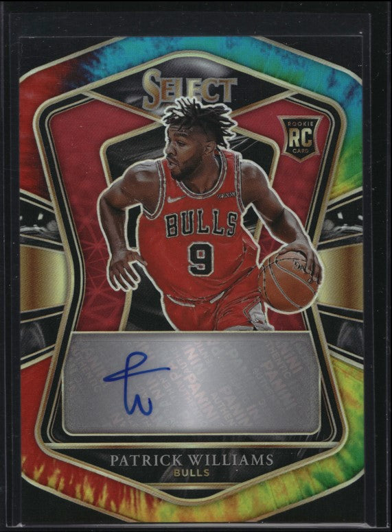 2020-21 Select PATRICK WILLIAMS Rookie Signatures Auto Tie-Dye Prizm 2 ...