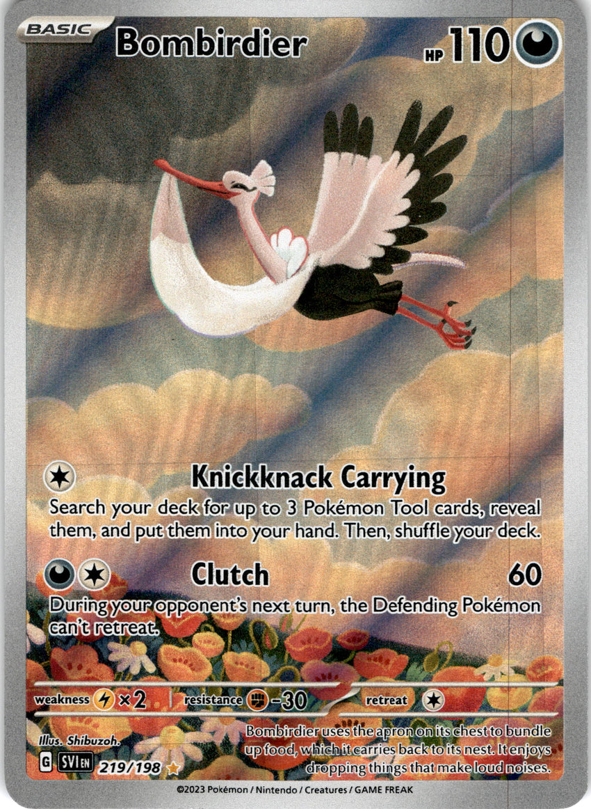 Bombirdier - 219/198 - Scarlet And Violet Base Set Illustration Rare ...