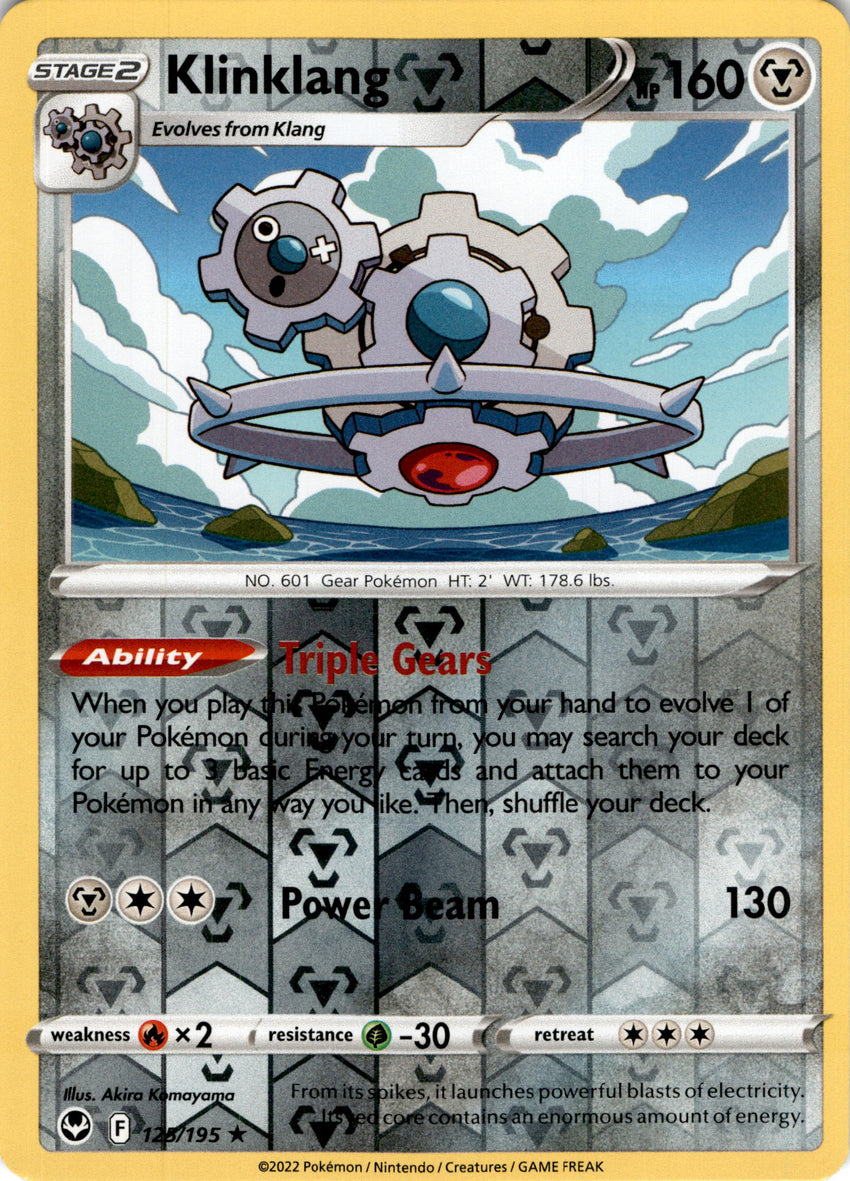 Klinklang - 125/195 - Reverse Holo Silver Tempest – Cherry Collectables