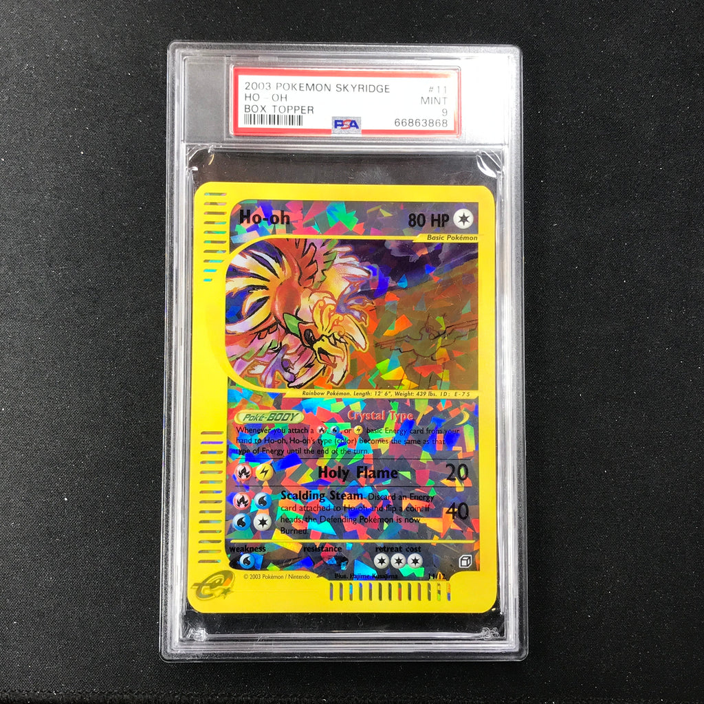 Psa 9 Ho-oh - 2003 Skyridge Box Topper 868 – Cherry Collectables