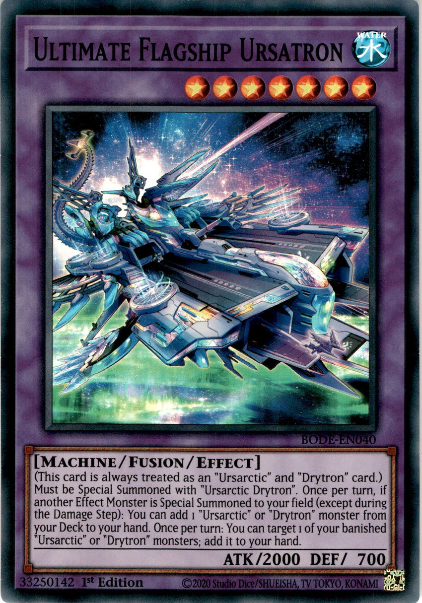 Playset 3 3x Ultimate Flagship Ursatron - Bode-en040 - Super Rare 1st – Cherry Collectables