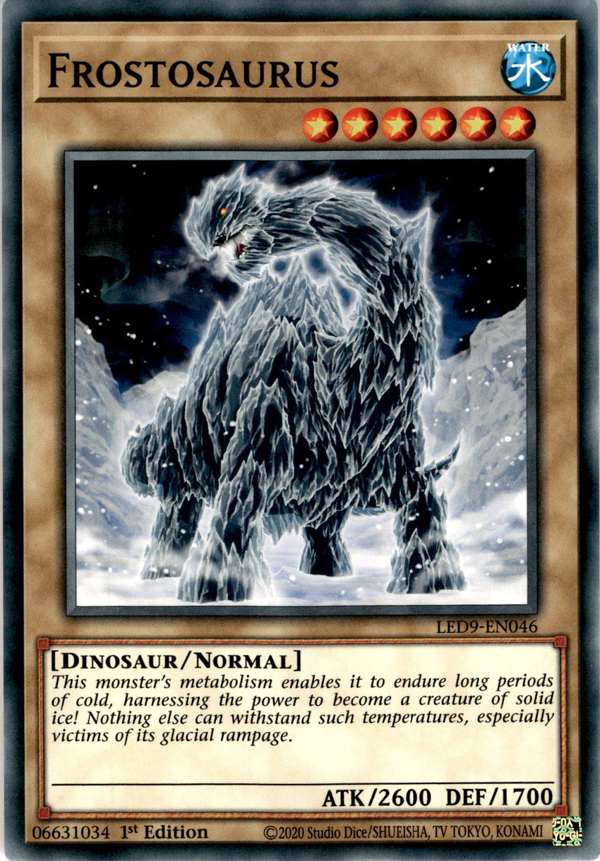 Playset 3 3x Frostosaurus - Led9-en046 - Common 1st Edition – Cherry ...