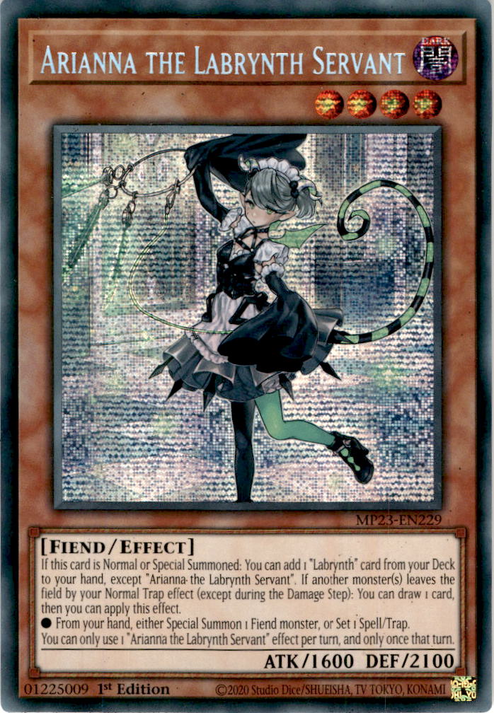 Arianna The Labrynth Servant - Mp23-en229 - Secret Rare 1st Edition ...