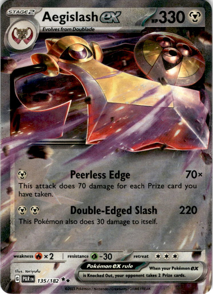 135/182 - Aegislash ex - - Ultra Rare Paradox Rift – Cherry Collectables